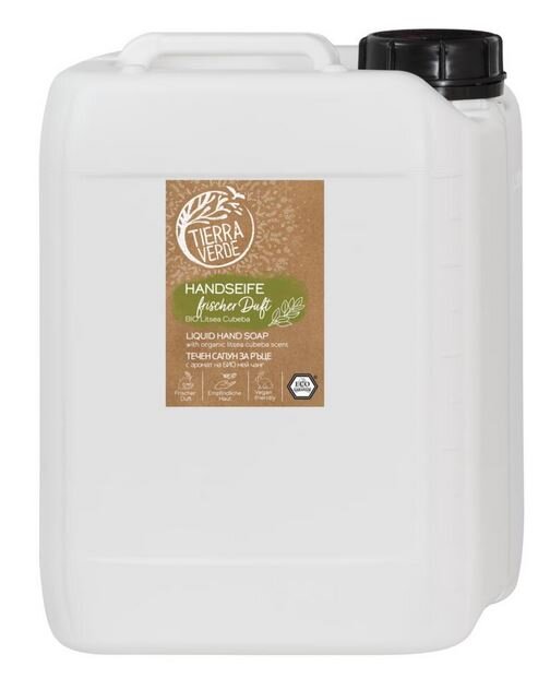 Flüssige Handseife mit BIO Litsea Cubeba 5 Liter Nachfüllkanister, 33,36